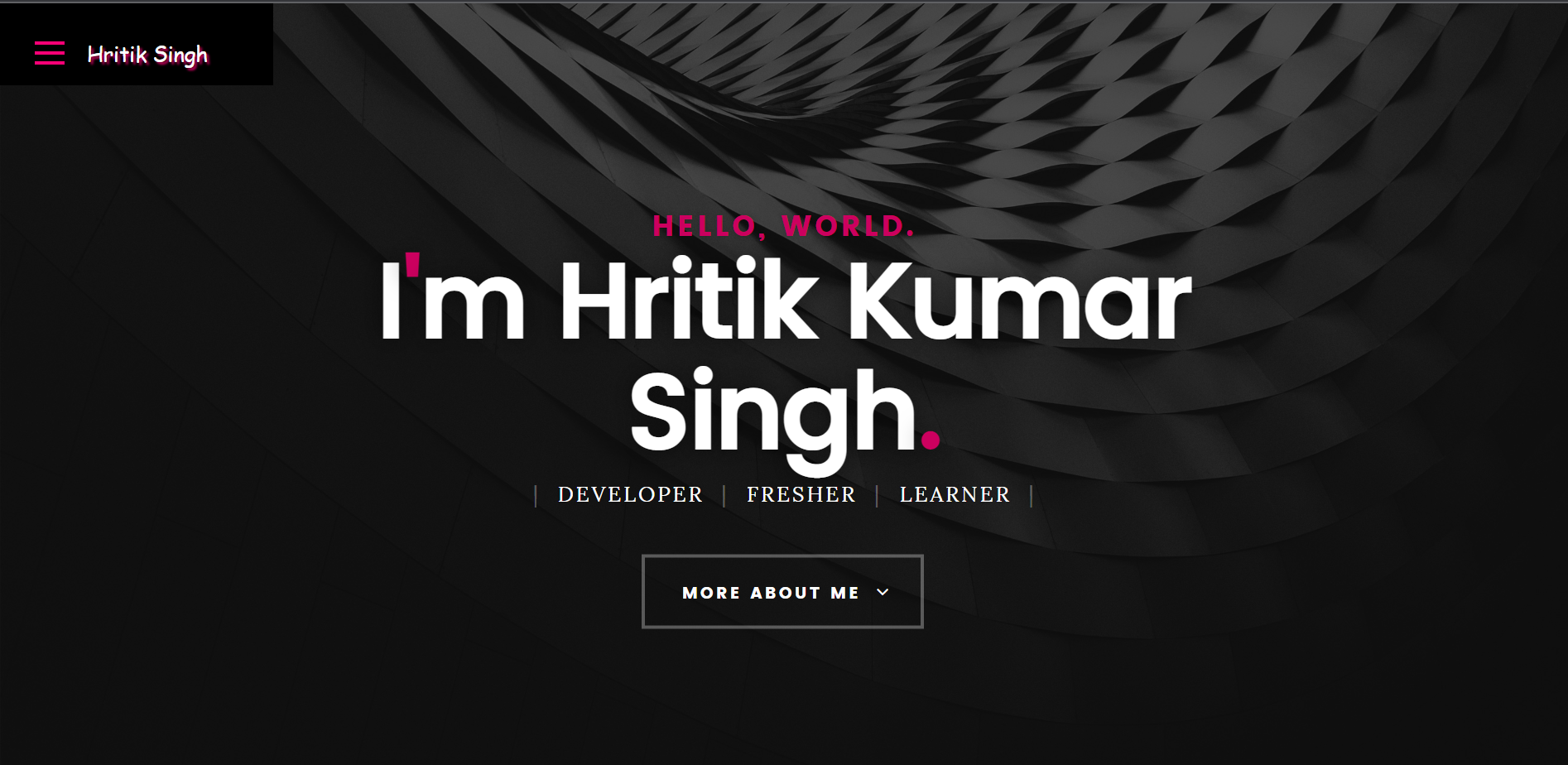Hritik Kr Singh | Portfolio